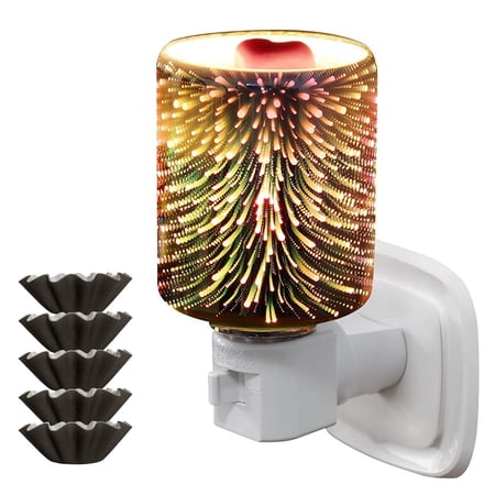 3D Plug In LED Aroma Diffuser Lamp Wax Melt Oil Burner Wax Warmer ...