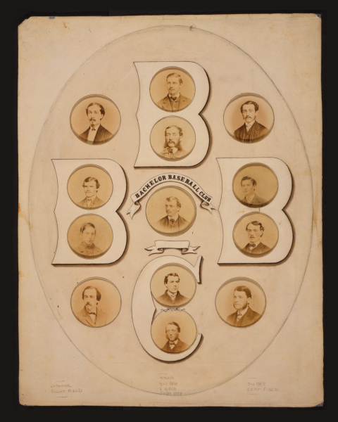 Print: Bachelor Baseball Club, 1867 - Walmart.com