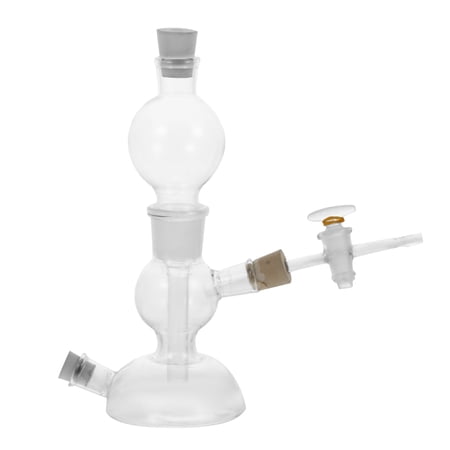 125ml Kipp Hydrogen Gas Generator Kipp's Apparatus Labs Glass Glassware ...