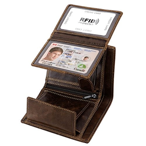 Click here for Hawee Trifold Billfold Rfid Blocking Cowhide Leath... prices