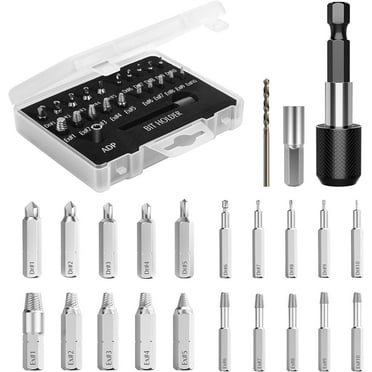 Highcool Magnetic Impact Long Nut-Driver Set: 33-Piece Metric Hex Nut Driver Drill Bit with ...