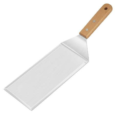 Professional BBQ Griddle Spatula Meat Scraper Heavy Duty Stainless ...