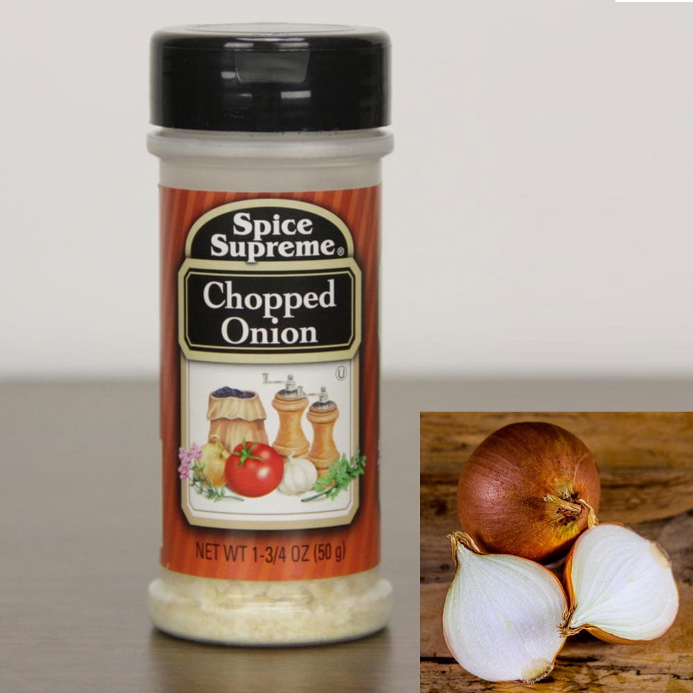 Spice Supreme Chopped Onion Seasoning 1.75 Oz Jar Cooking Dry Rob Meats ...