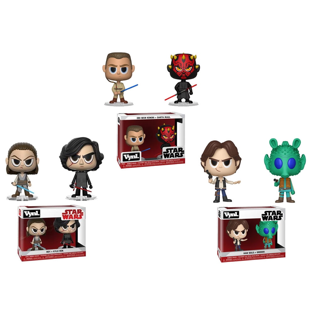 Funko Vynl. Figures 2-Packs - Star Wars - SET OF 3 (6 Figures Total ...