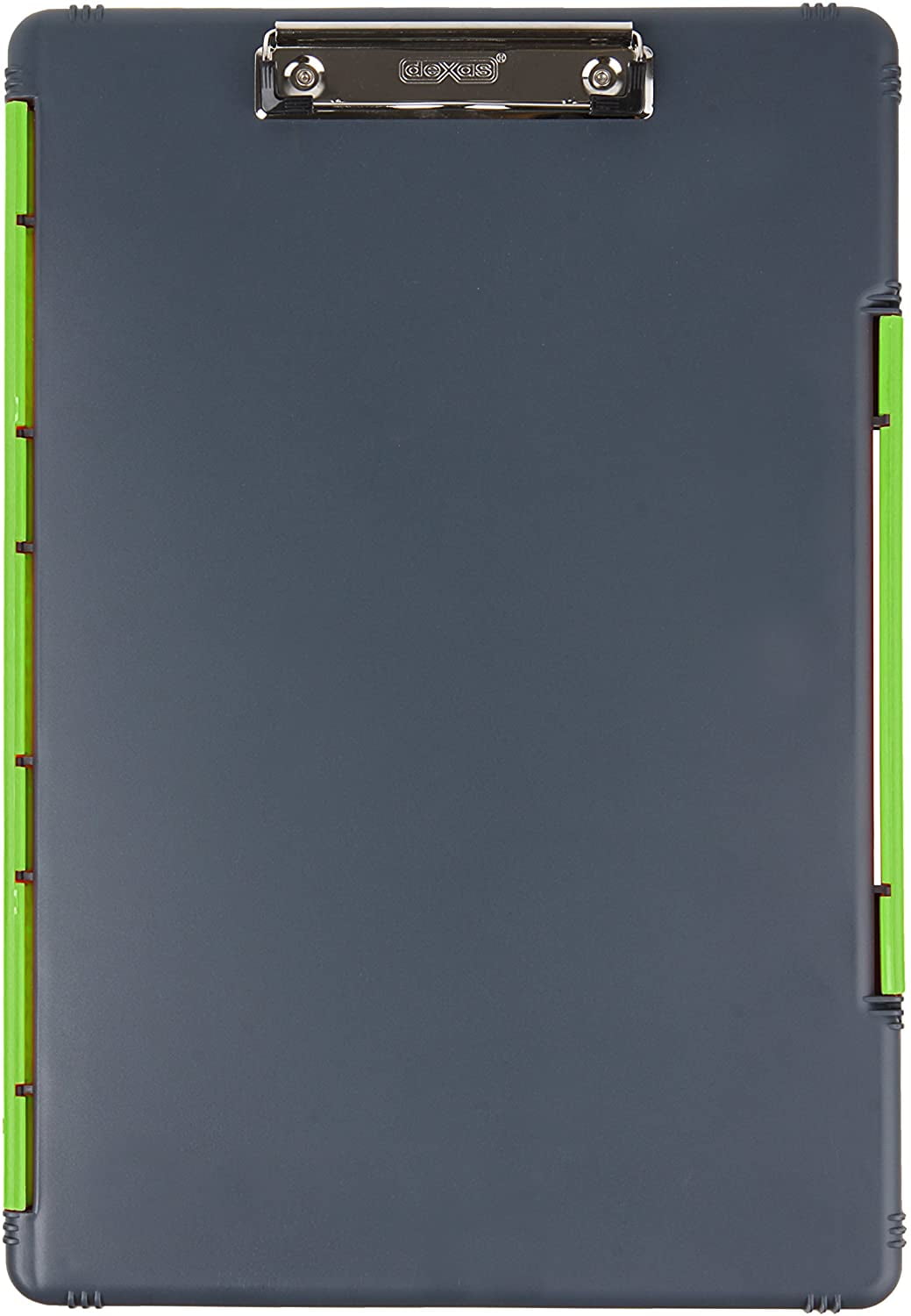 Dexas XL Legal Size Slimcase Storage Clipboard, Gray with Green Clip ...