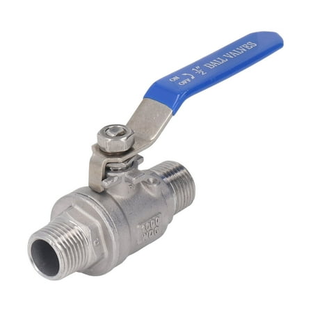 Male Thread Ball Valve, DN15 Straight Through Type Male Ball Valve 1 ...