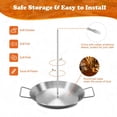Al Pastor Skewer for Grill, Shawarma Skewer Stand, Stainless Steel ...