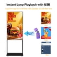360SPB® 32" Wall Mount Digital Signage Display, 700 Nits High ...