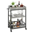 EastVita Bar Carts for Home, Dining Room, Bar Cart, Dining Car ,Serving ...