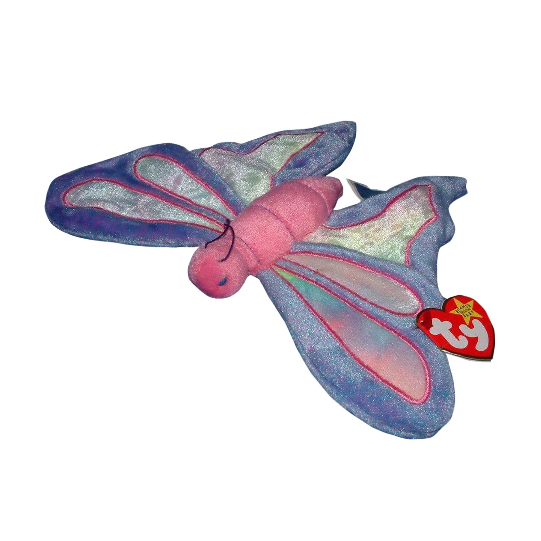 Ty Beanie Baby: Flitter the Butterfly | Stuffed Animal | MWMT - Walmart.com