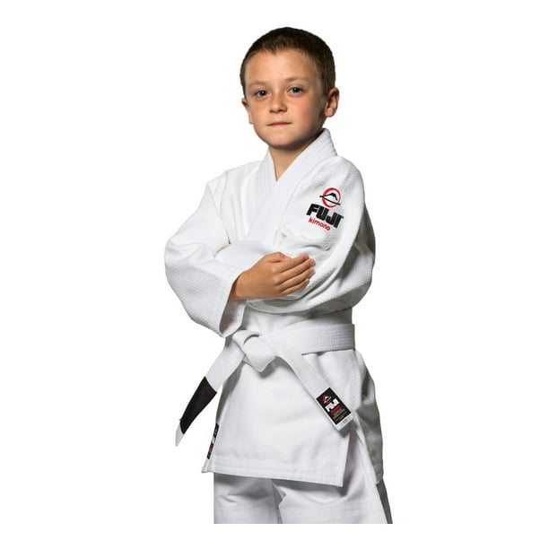 Fuji Kids Youth Childrens All Around Brazilian Jiu Jitsu BJJ Gi - White ...