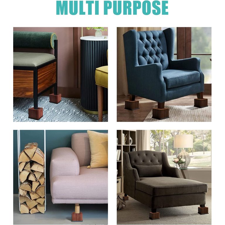 Sofa Risers Wood | Baci Living Room