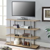 Kingfisher Lane Transitional 4 Tier Wood TV Stand for TVs up to 47" in ...
