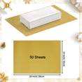 50 Sheets Gold Tissue Paper for Gift Bags - Gold Wrapping Tissue Paper ...
