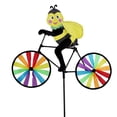 CaraMart Large Bee Wind Spinner for Garden Yard Decor Colorful and Eye ...