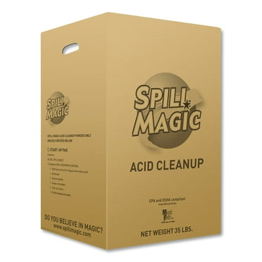 Spill Magic All-Purpose Spill Cleanup Powder, 3 lb absorbent for liquid ...