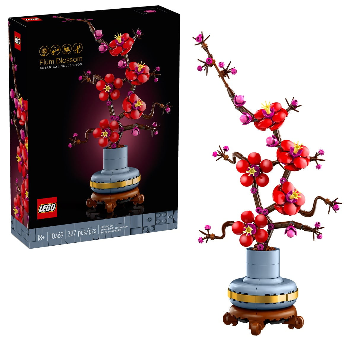 Click here for Lego Icons Plum Blossom Flower Décor Display Set F... prices