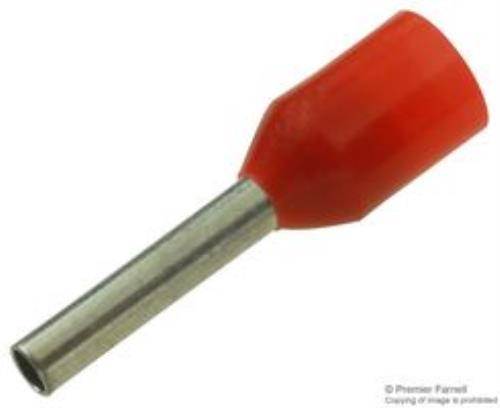 5X Multicomp E1008-L-Red Wire Ferrule Terminal pack Of 100 - Walmart.com