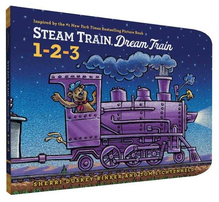 Steam Train, Dream Train 1-2-3 (Board Book) - Walmart.com