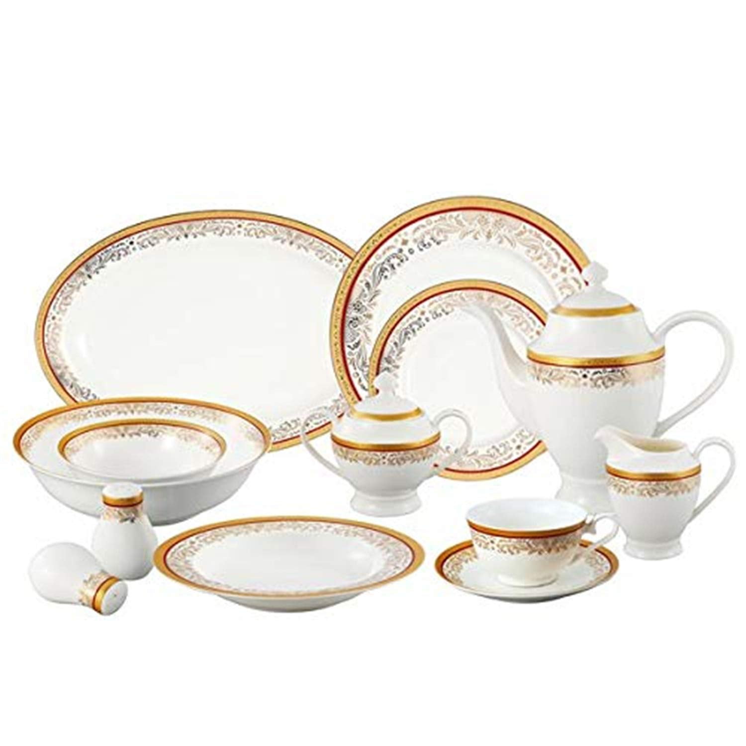 Click here for Lorren Home Trends La Luna Collection Bone China 5... prices