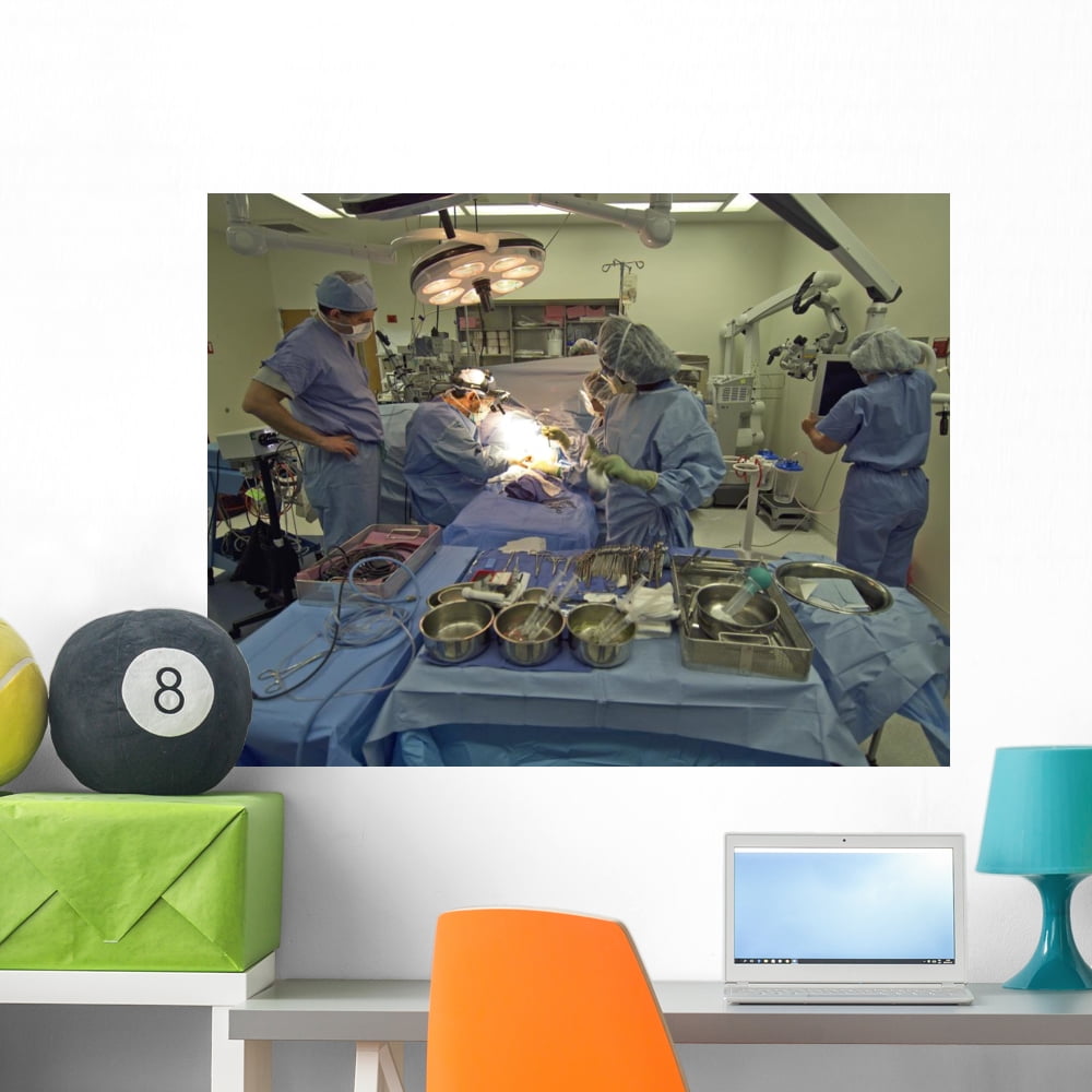 Operating Room Wall Mural by Wallmonkeys Peel and Stick Graphic (36 in ...