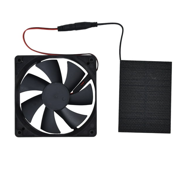 Solar Panel Fan Kit, 3W Weatherproof Fan with Cable, Portable Fan with ...
