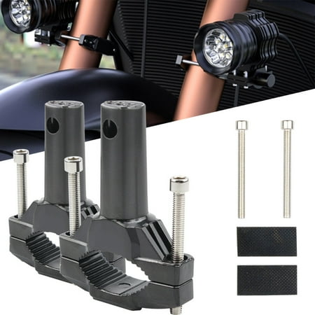 2 Pieces Motorcycle Headlight Bracket Offroad Light Mounting Clamps ...