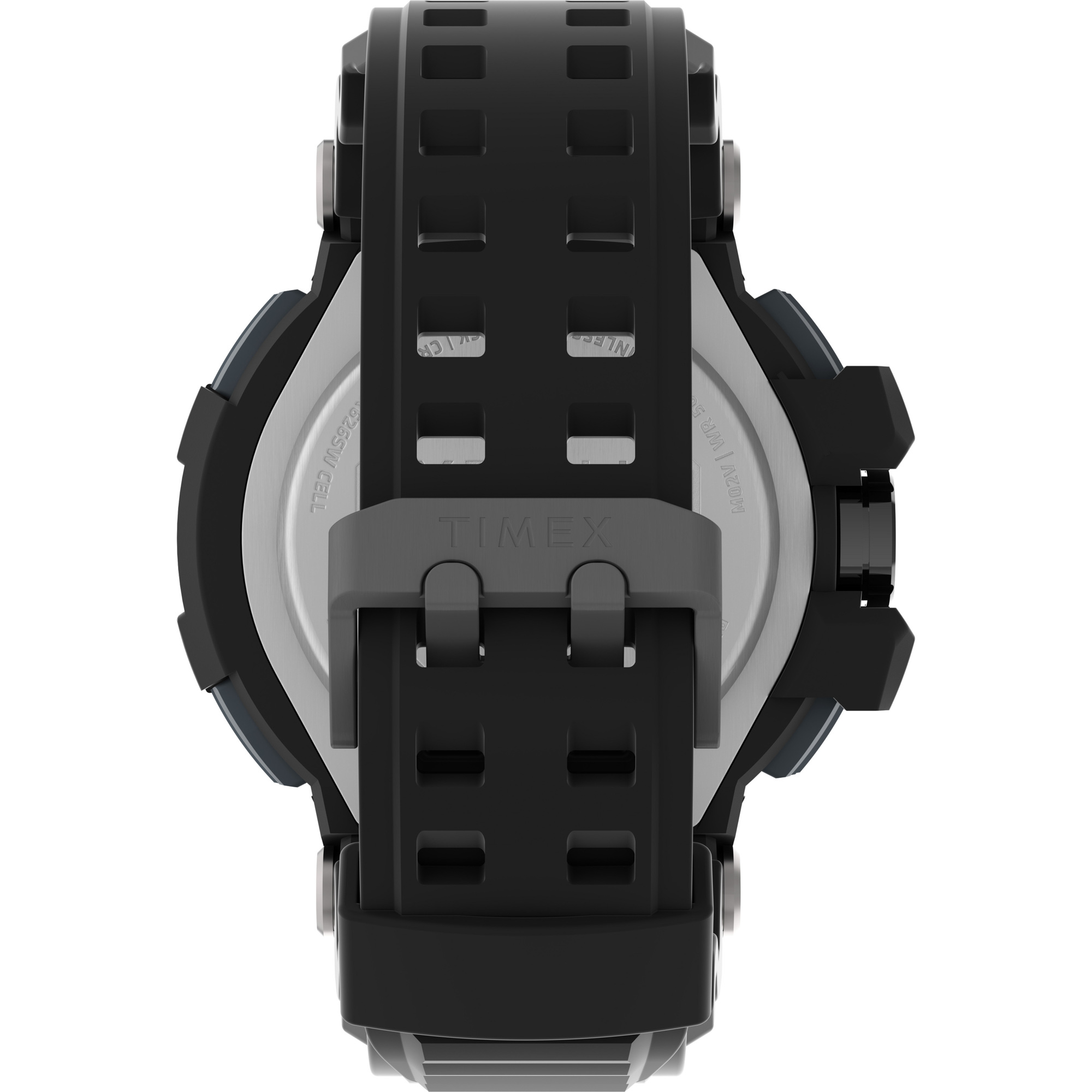 Buy Timex UFC Men's Tactic 53mm Watch - Black Strap Black Dial Black ...