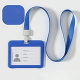 FNGZ Id Crd Holder Clearance Double-Sided Transparent Employee Work ...