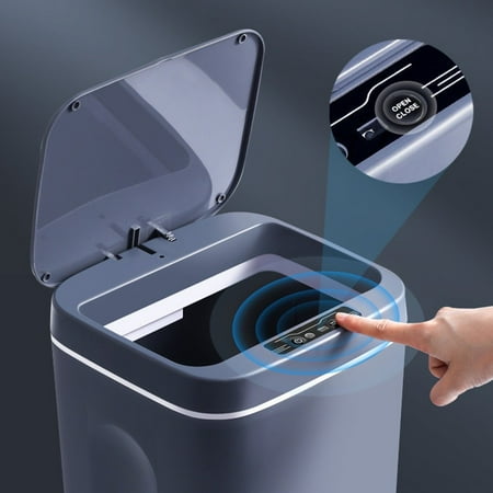Smart Trash Can Rubbish Bucket Can Motion Sensor Touchless Inductive Trash Can - Walmart.ca
