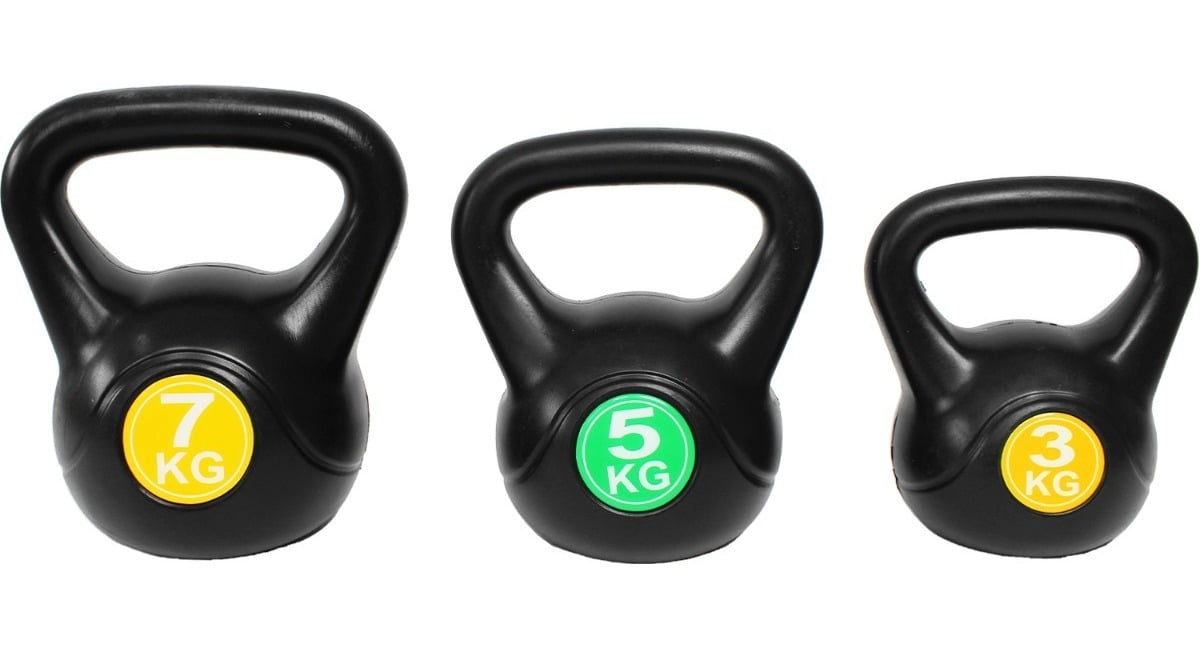 Set Pesas Rusas kettlebell 6.6, 11 Y 15.4 Libras CENTURFIT 15 Kg Crossfit Gym | Bodega Aurrera ...