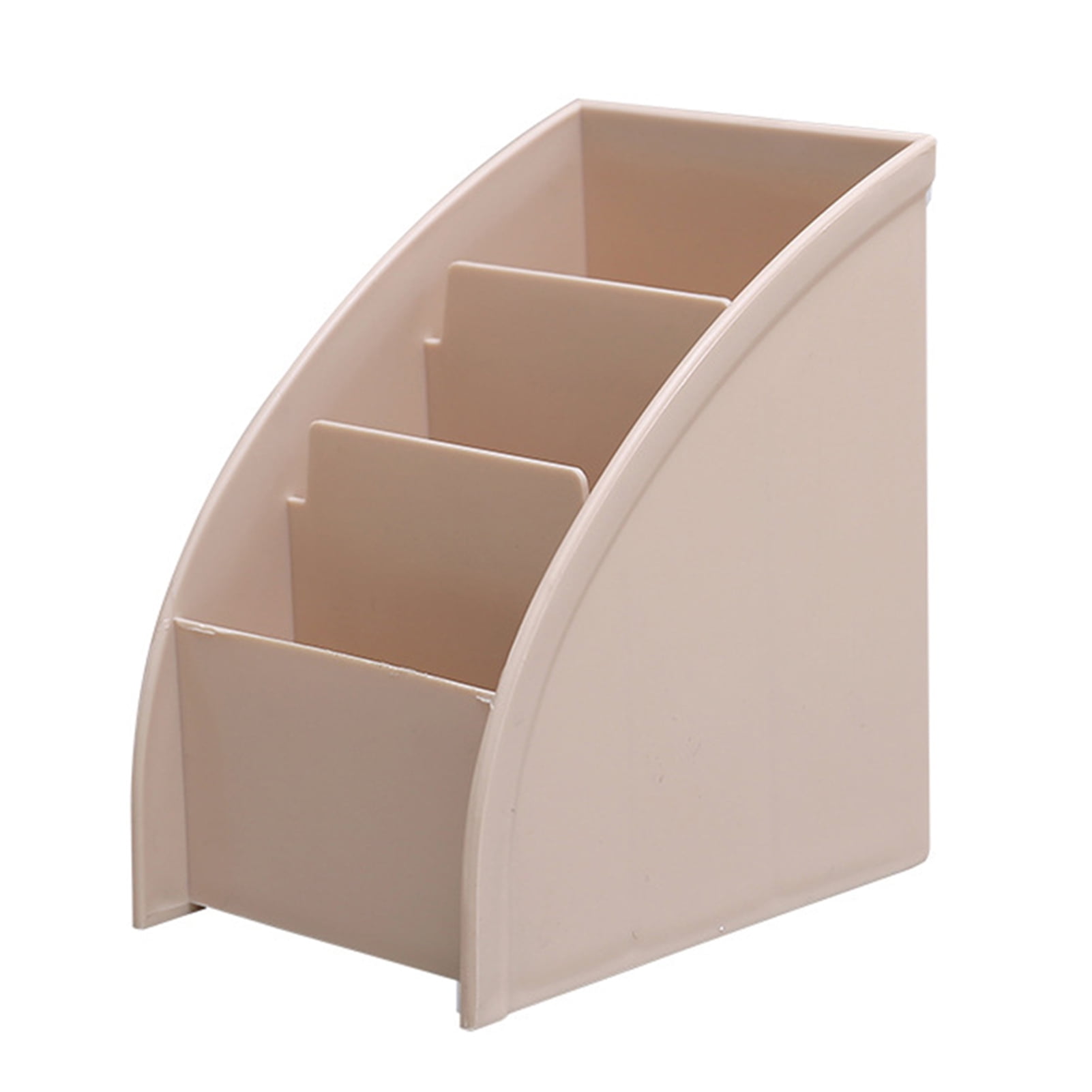 Farfi Desk Organizer Anti-slip Versatile 3 Compartments Makeup Brush ...