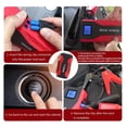 Woerma 1500A Car Jump Starter, 28000mAh Power Bank, 2 USB Ports, LED ...