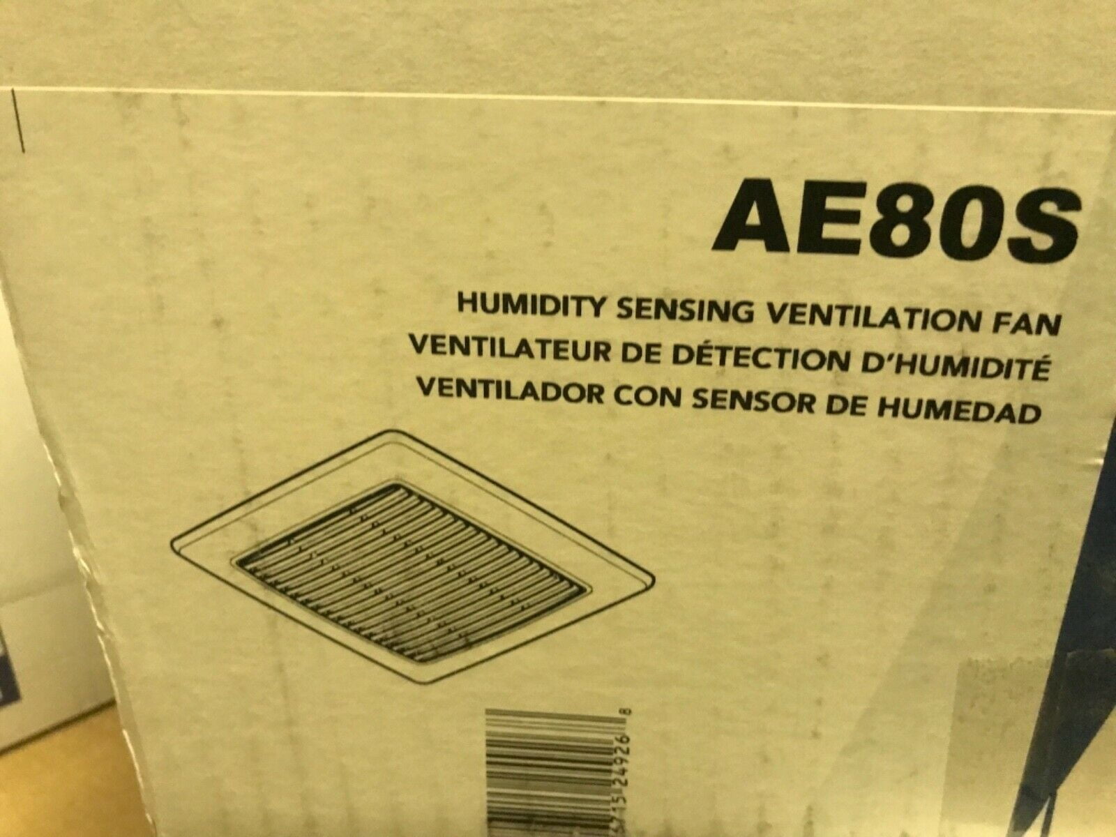 Broan-NuTone AE80S InVent Energy Star Certified Humidity Sensing Fan ...