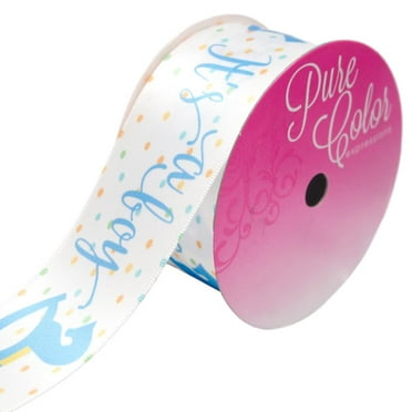 Morex Ribbon, 6-Pack Sweet Petite Ribbon Baby Boy, Light Blue and White ...