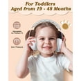 Lilian&Gema 2-in-1 Baby Ear Muffs Noise Cancelling, Adjustable ...