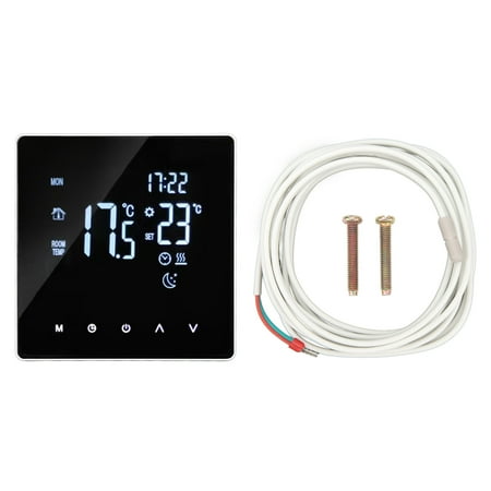 Home Thermostat,Floor Heating Thermostat 16A Floor Heating Temperature ...