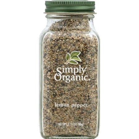 Simply Organic Lemon Pepper 3.17 oz. - Walmart.com