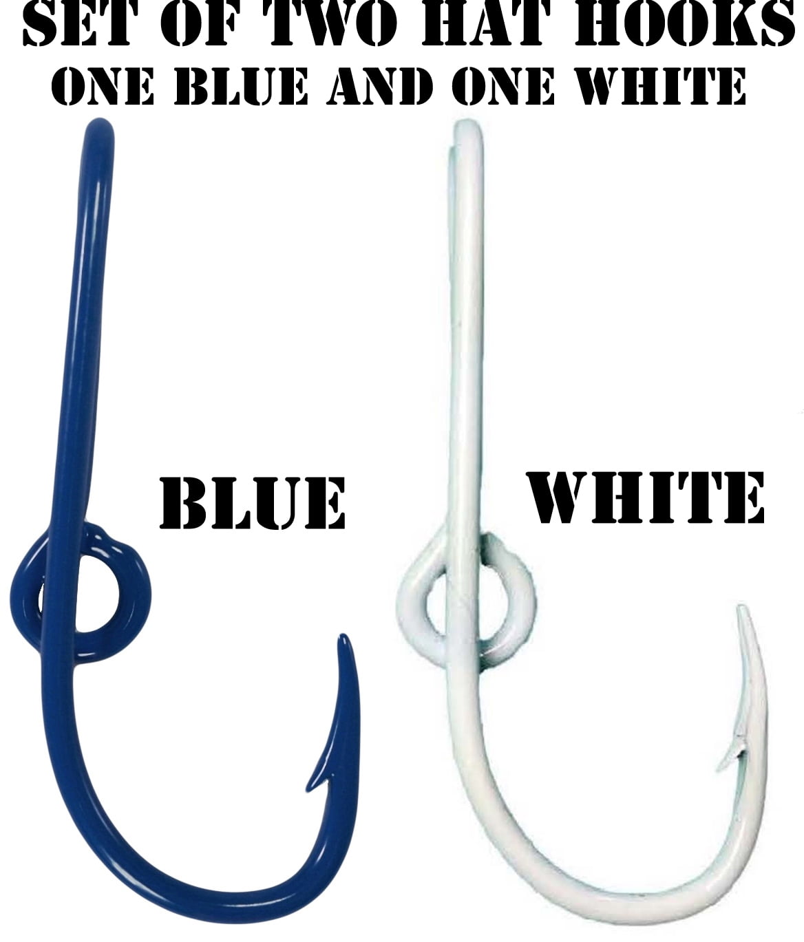 Custom Colored Eagle Claw Hat Fish Hooks for Cap -Set of Two Hat pins ...