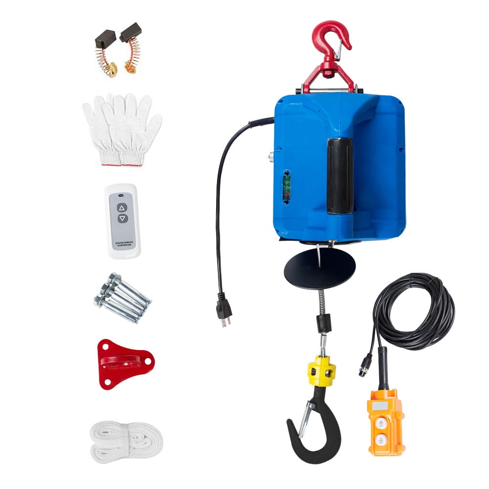 3 in 1 660lb/300kg Wireless Electric Hoist 30m Wireless Remote Control ...