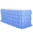 BH-JJSMGS Black Table Skirt Ruffled Tablecloth for Classroom Teacher ...