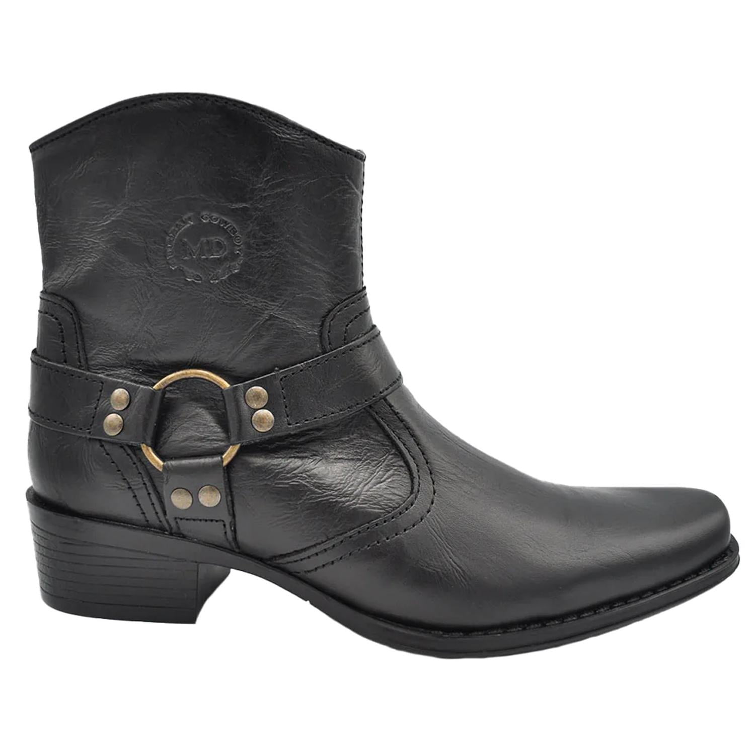 Botas Vaquera Caballero Urban Cowboy Hombre Botin Botineta negro 30 ...