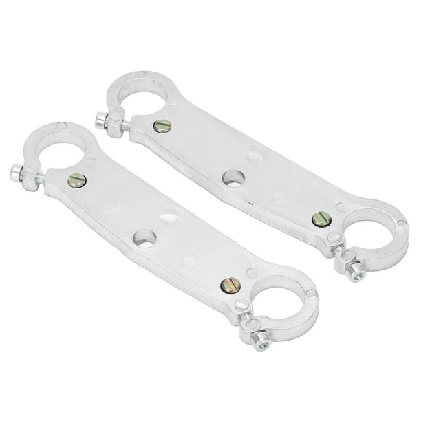 Front Fork Yokes, Aluminium Alloy Pair 0.87in Hole Dia Upside Down Fork ...