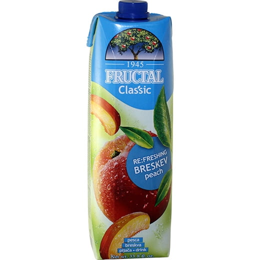 Kras Fructal Classic Peach Drink - Walmart.com