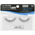 LA Colors Dramatilash False Eyelash Kit with Glue, Foxy, 3 Ct - Walmart.com