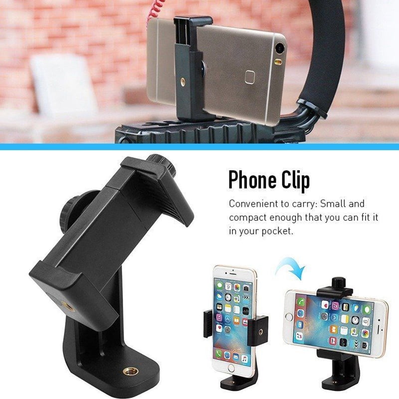 Universal Smartphone Tripod Adapter Cell Phone Holder Mount for iPhone ...