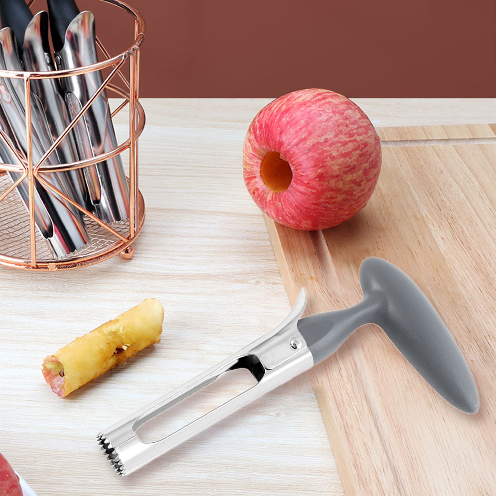 Stainless Steel Fruit Corer Corer Fruit Corer Core Remover Fruit Pulp ...