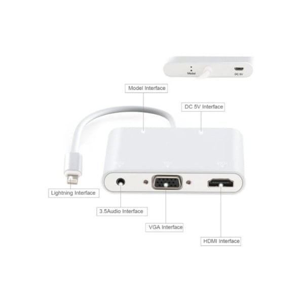 Click here for Chenxiayu Cqbb Adapter Lightning För Hdmi / Vga Me... prices