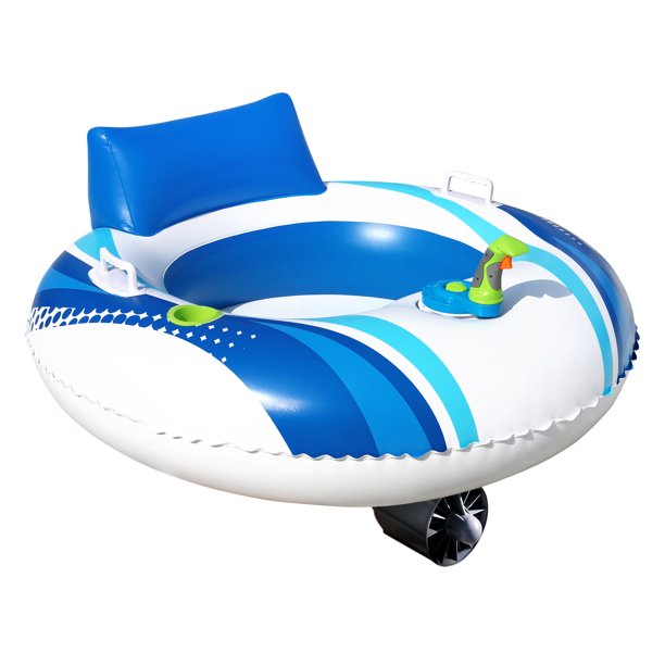 Banzai Motorized Battery Powered Inflatable Pool Cruiser Water Float ...