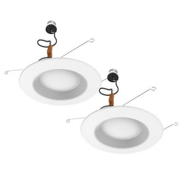 Elite REL437-CCT Series LED Retrofit Baffle Trim, Color SeleCCTor 2700K ...